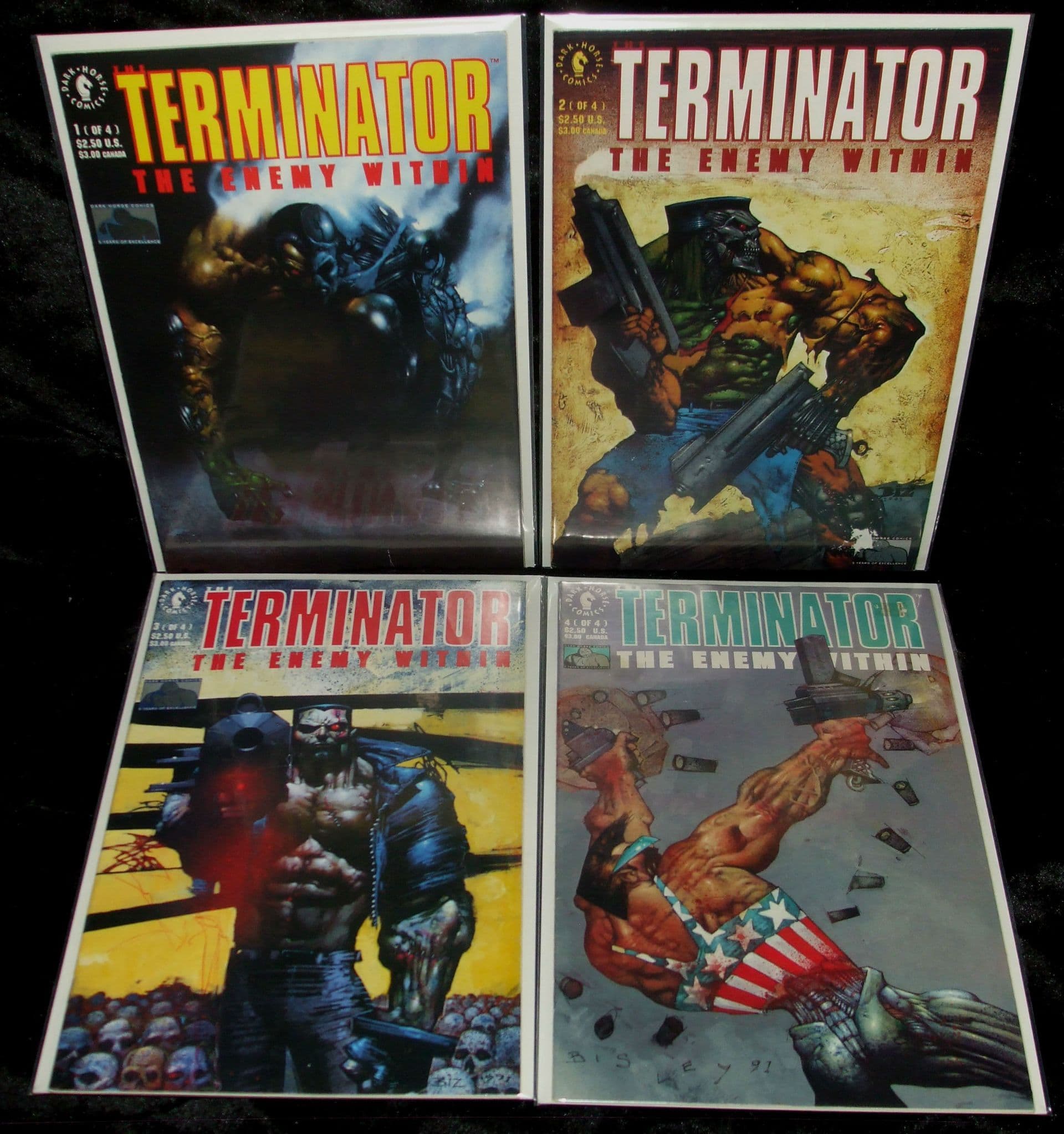 The Terminator The Enemy Within - Issues 1 to 4 - Full Set of 4 Comics