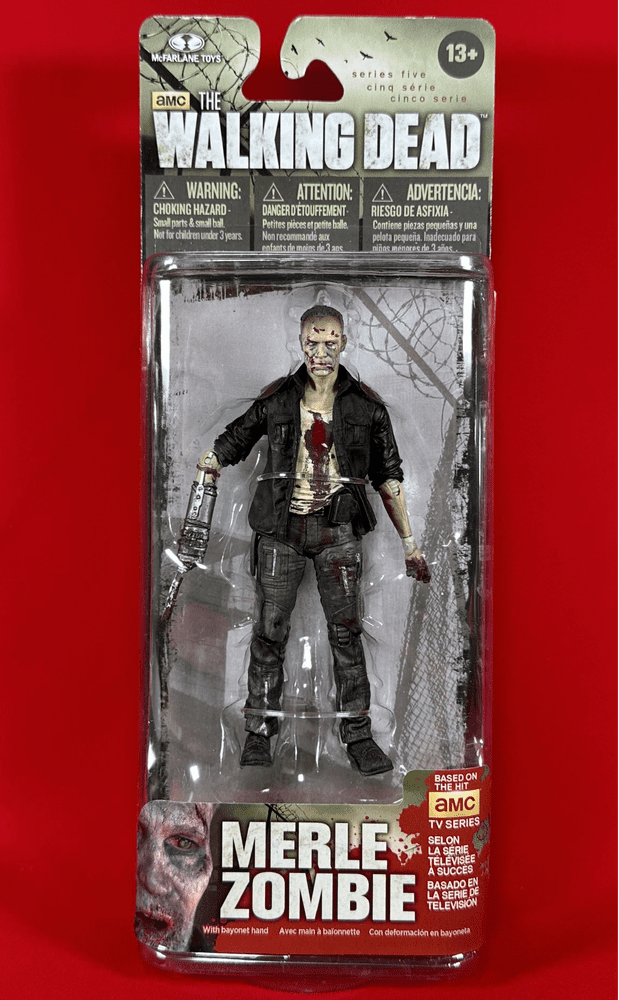 Walking Dead TV Action Figure Series 5 Merle Zombie - Sealed on Card