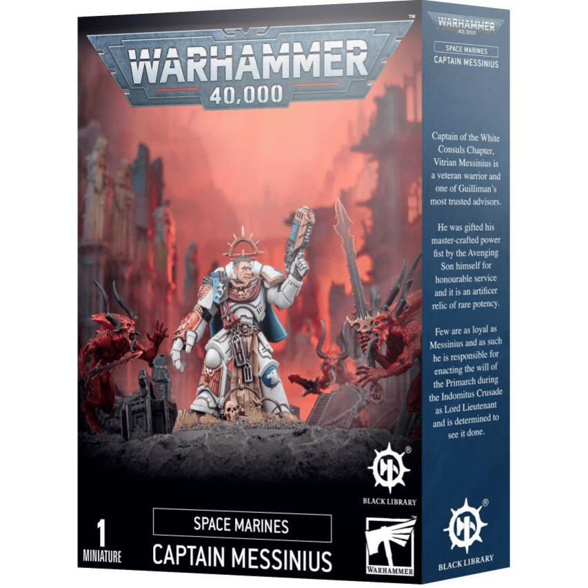 Warhammer 40 000 Space Marines - Captain Messinius - Limited Edition - RARE