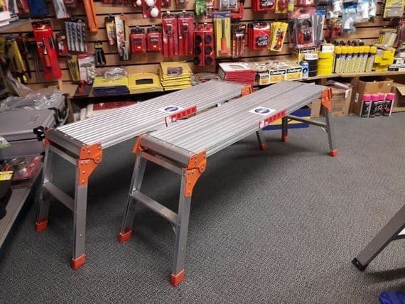 2 x Plasterers working Platform Lightweight step up Longer work Hop up ...