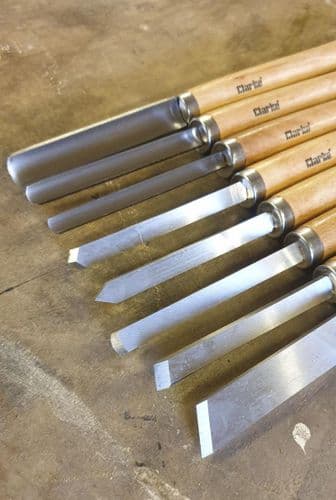 Clarke Wood Turning Chisel Set CHT874 8 Piece