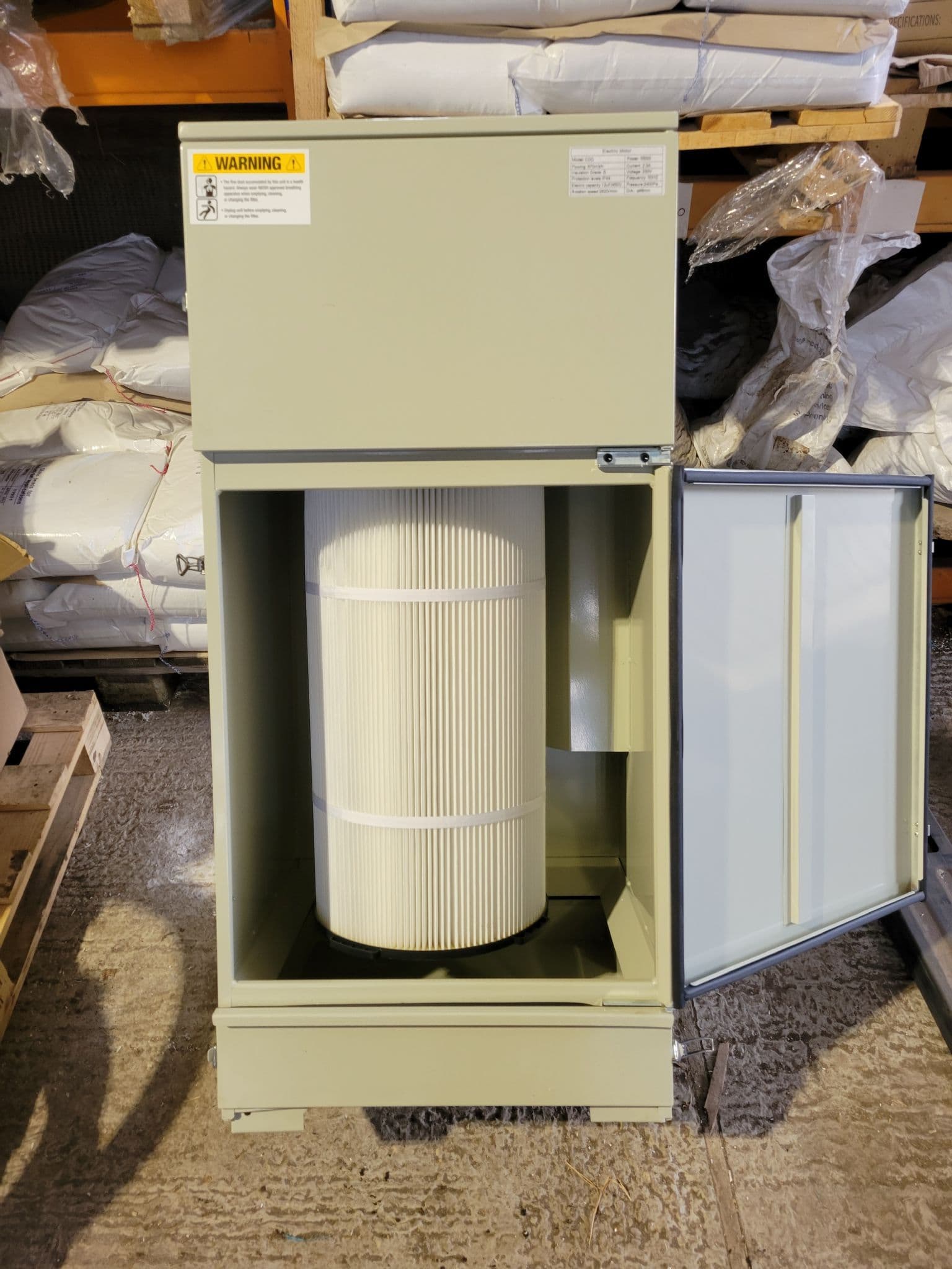 Courier Damaged Cyclone Extractor Large Dust collector for Blast Cabinet