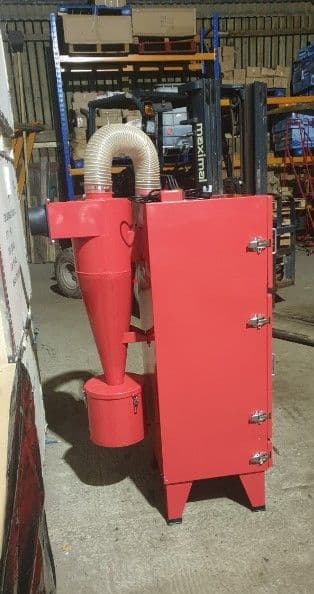 Large Sand Blast Cabinet Dust Extractor Cyclone Dust Collector