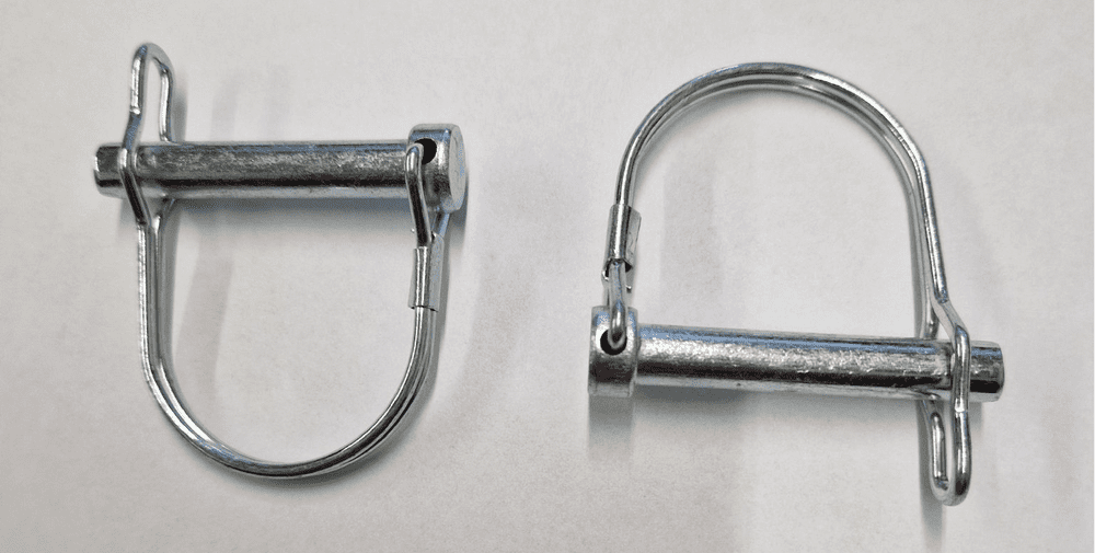 Rotavator Tiller Wheel Pins PAIR For Mattis Rotavator