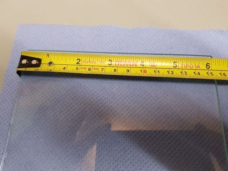 Sand blast helmet Glass screen 150mm x 110mm Grit Blasting Visor Glass