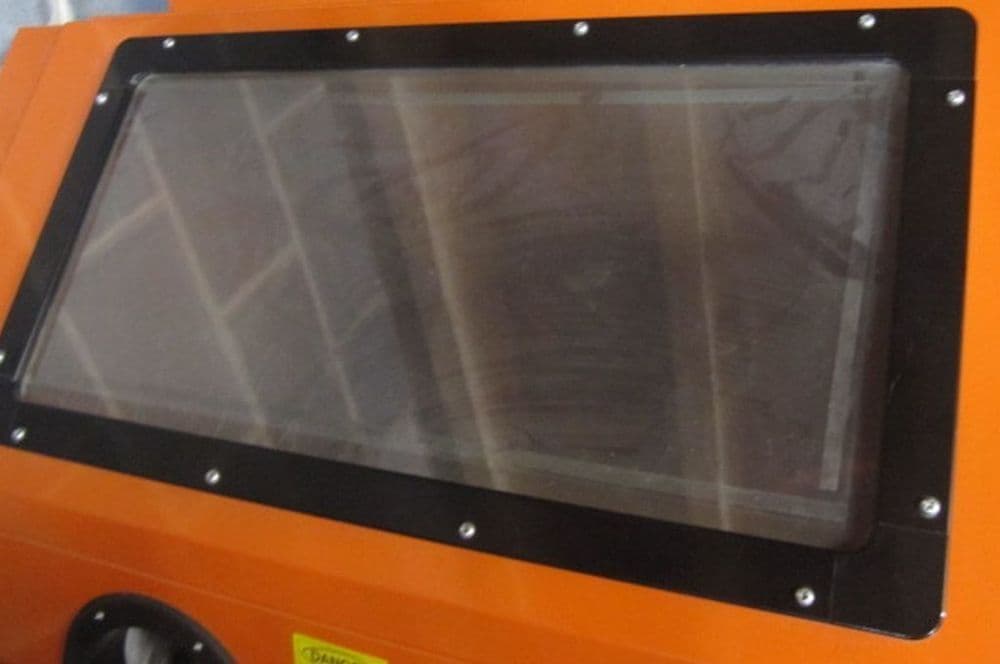 SBC990/PSBC990 Sand Blast Cabinet Perspex Protection screen for Viewing ...
