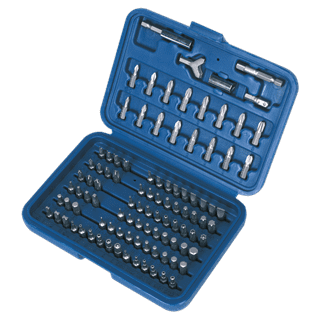 tool bit set Sealey AK2100 Power Tool/Security 100pc Bit Se