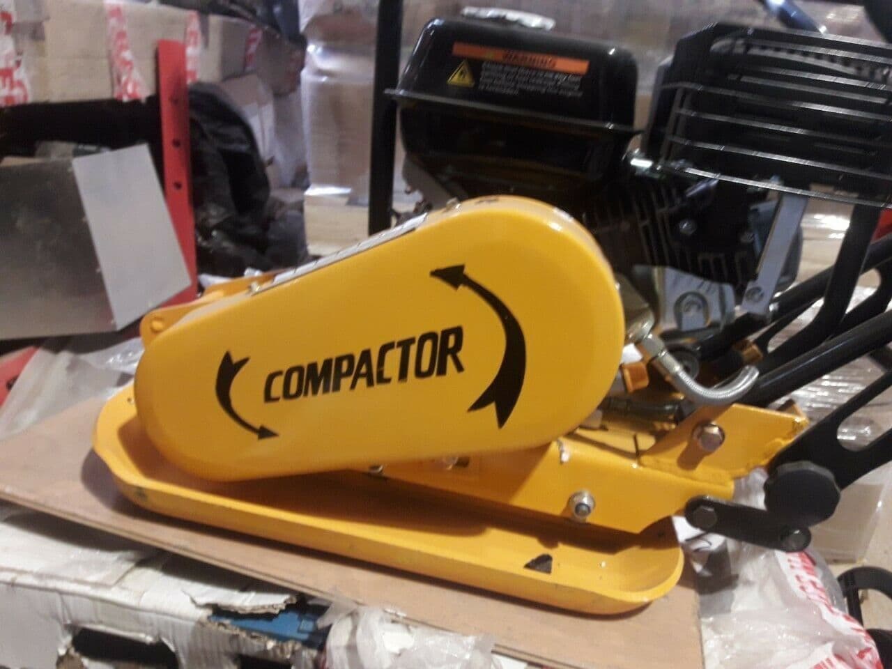 Wacker Plate Compactor 5 5HP Petrol with wheel kit