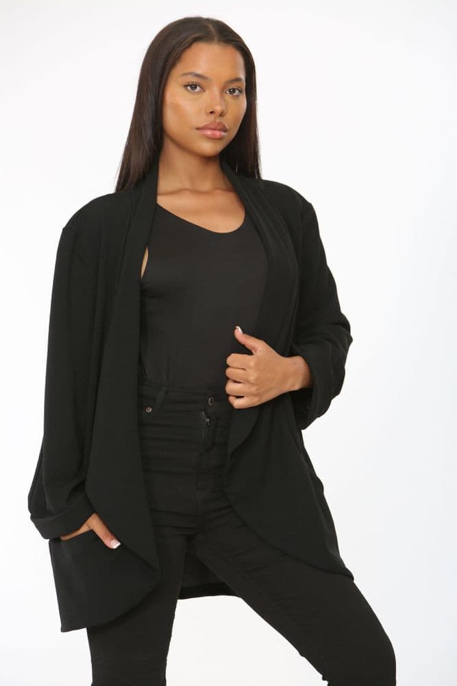 JK29062201 BASIC JACKET BLACK