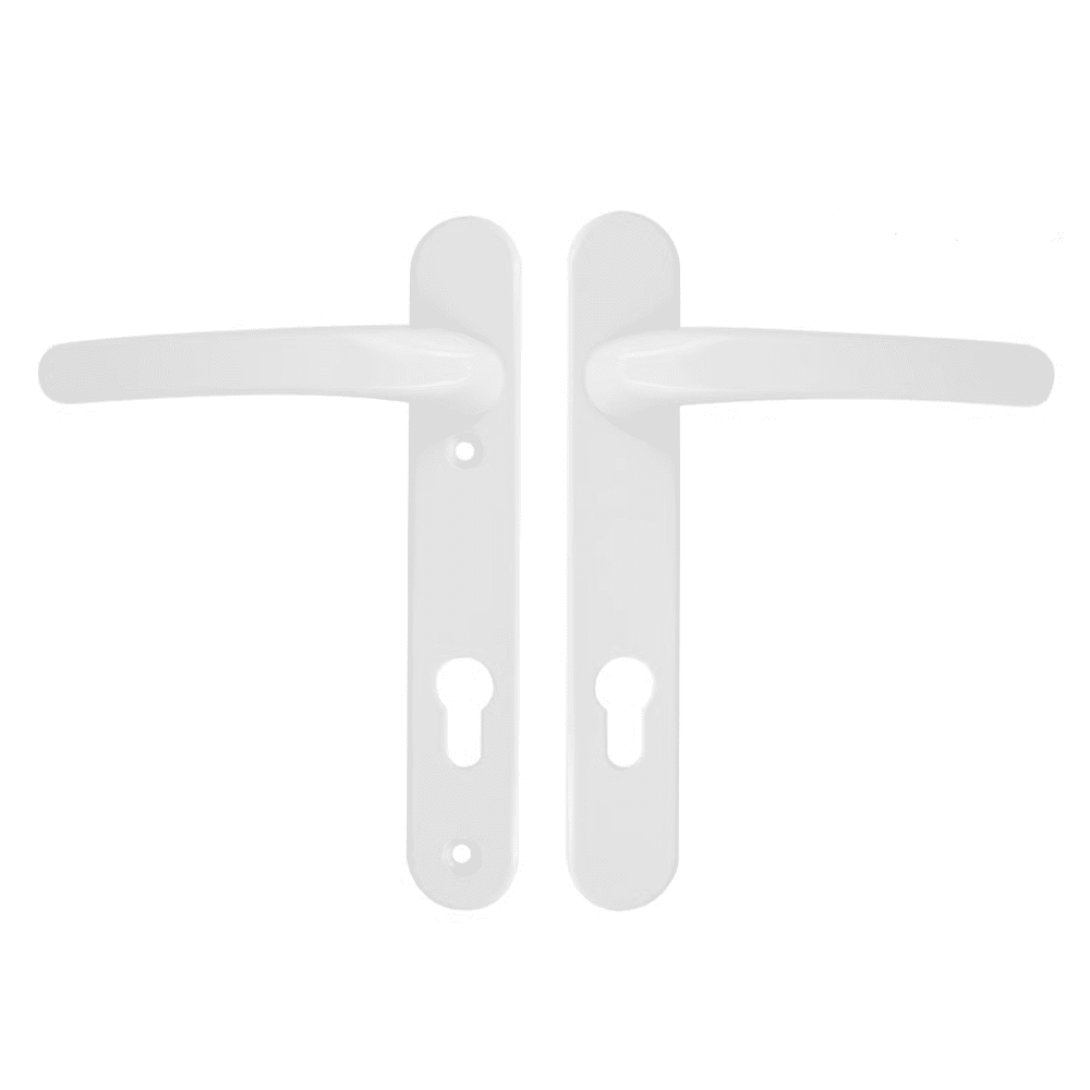 92 PZ White Replacement Door Handles For UPVC Multipoint Locks 122mm ...