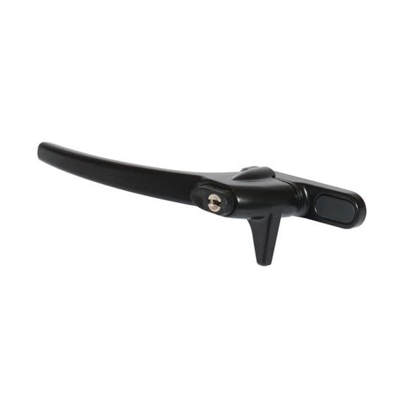 Black Cockspur Window Handle Left Hand