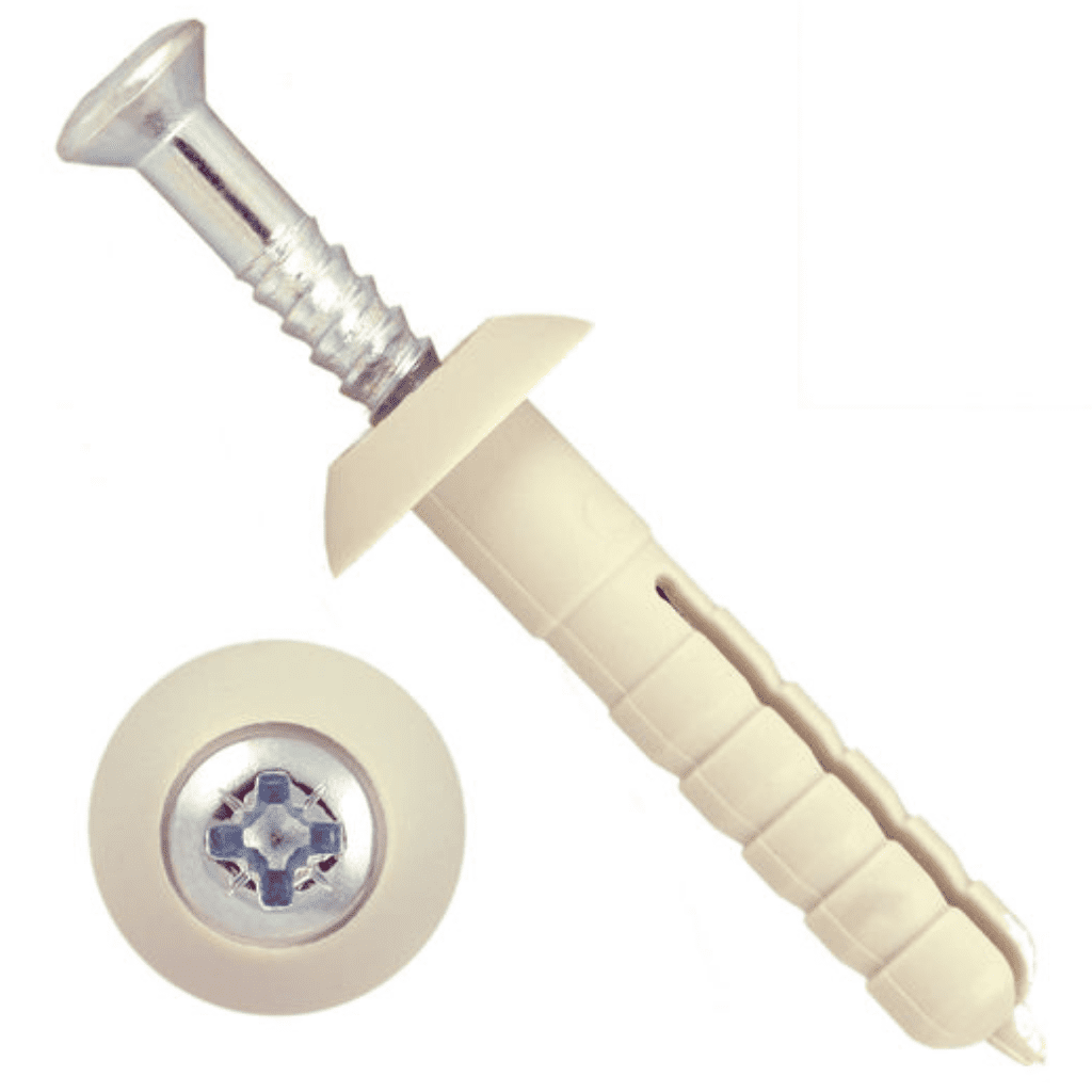 Nylon Hammer Fixings Mushroom Head