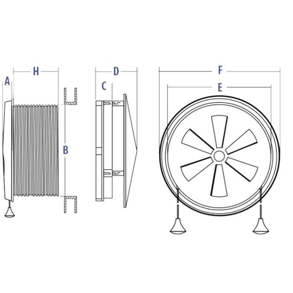 RW Simon DGS 106 Vent-A-Matic Double Glazed Window Ventilator