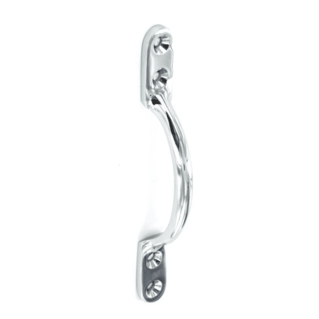 Securit Chrome Pull Down Wooden Sash Handle