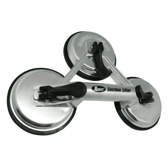 Xpert 3 Pad Aluminium Glass Suckers Suction Lifters