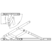 Yale Egress Easy Clean Window Friction Hinges