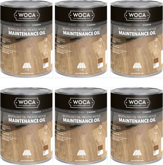 527310A Woca Maintenance Oil Natural 6ltr total box of 6 x 1L