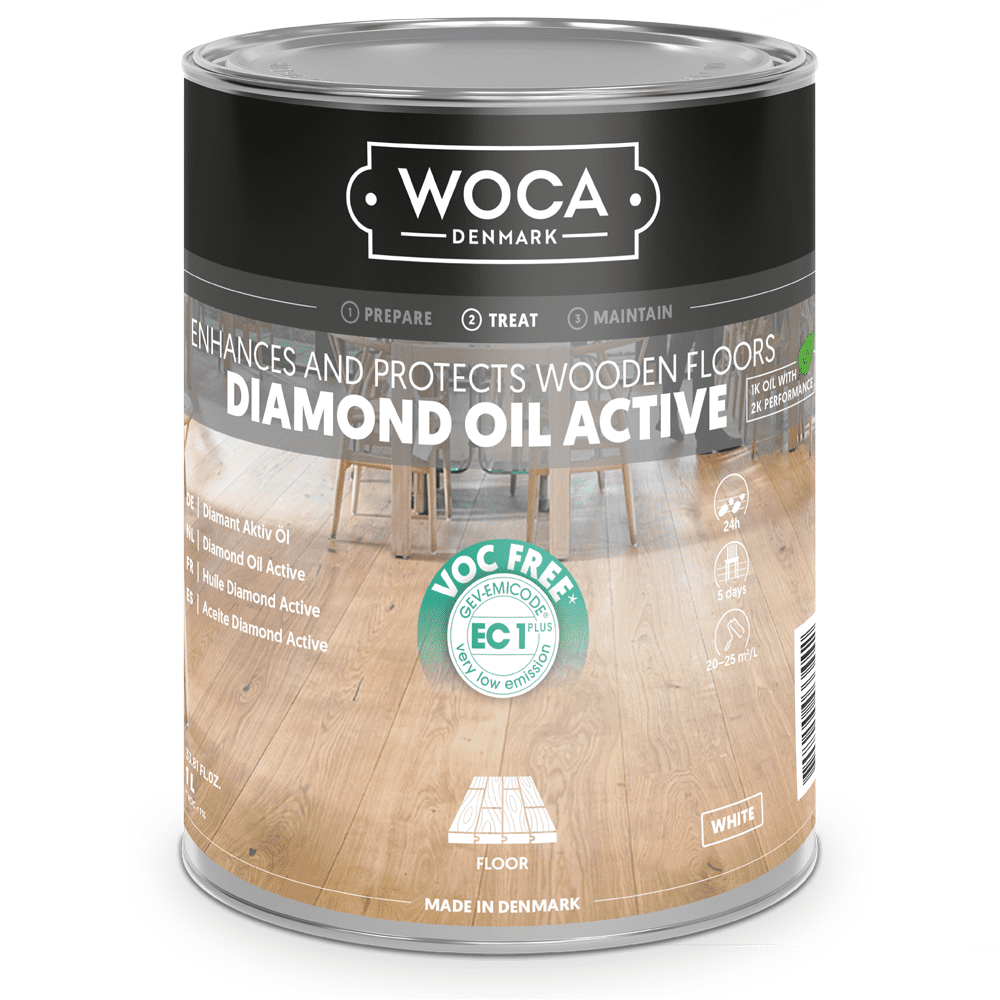Woca Diamond Oil Active White 1L 565510A