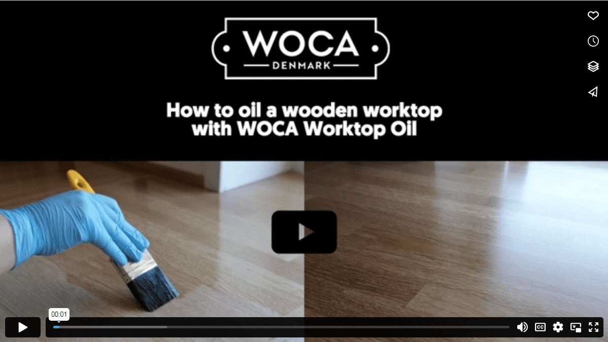 Kit Woca Worktop oiling kit range DC057 white