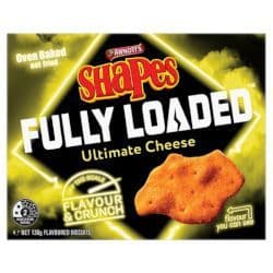 Arnotts Shapes Fully Loaded - Ultimate Cheese 130g Australia