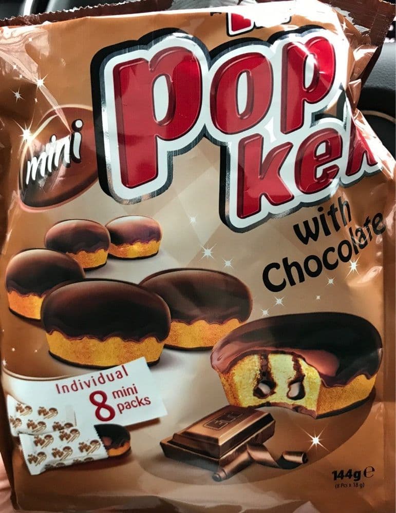 Eti Pop Kek with Chocolate 8 mini pack 144g Turkey