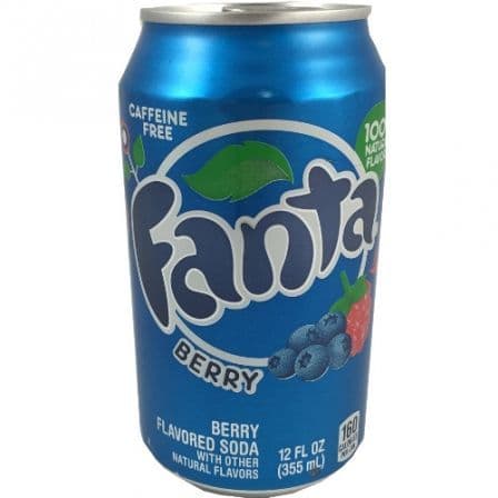 Fanta Berry Blue 355ml can US