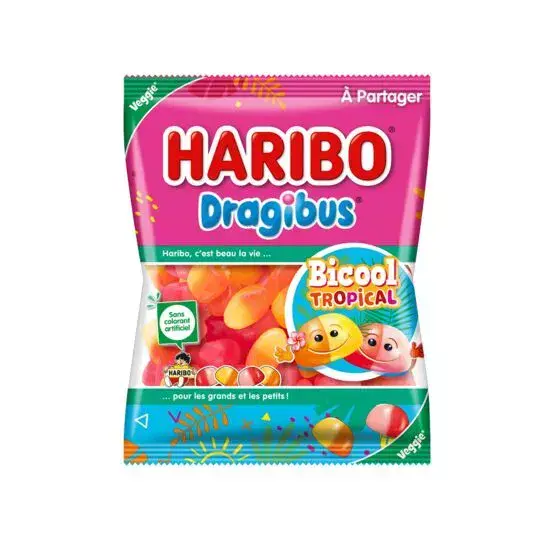 Haribo Dragibus BiCool Tropical 250g France