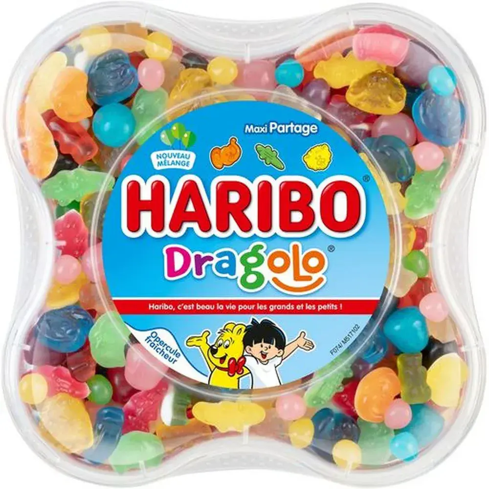 Haribo Dragolo Candy Set 750g Tub France