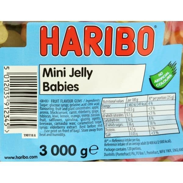 Haribo Mini Jelly Babies UK