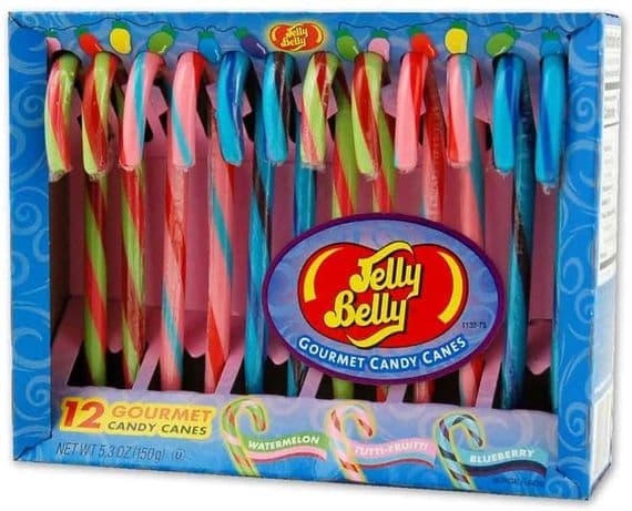 Jelly Belly Candy Canes Watermelon / Tutti Frutti / Blueberry