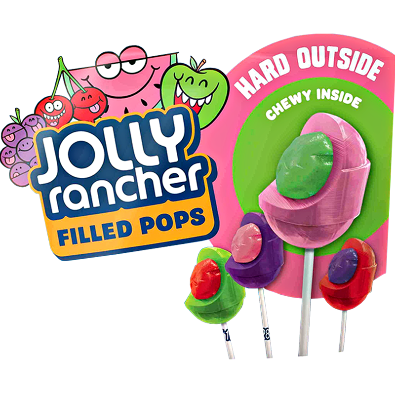 Jolly Rancher Filled Pops 4 pack US