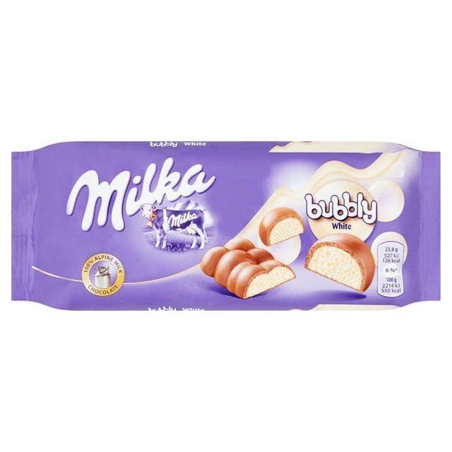 Milka Bubbly White 95g Romania