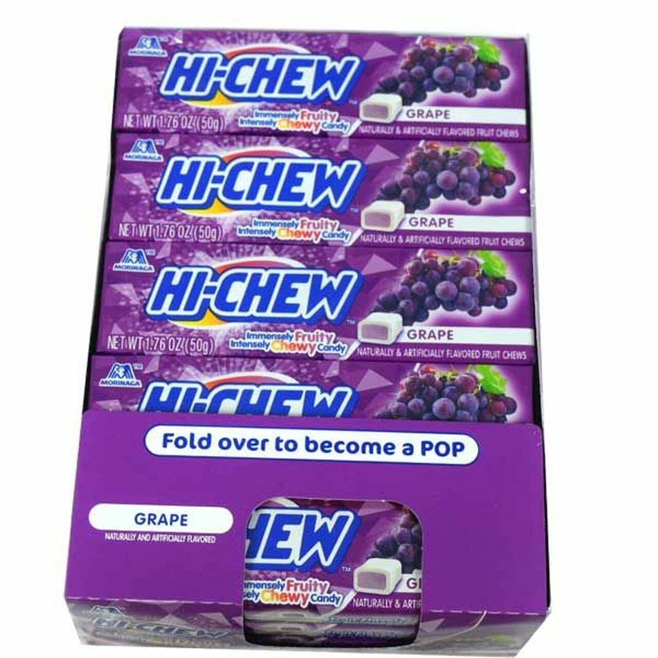 Morinage Hi-Chew Fruit Chews Grape 50g Japan