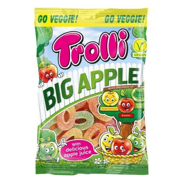 Trolli Big Apple Rings Share Bag 175g packet Germany