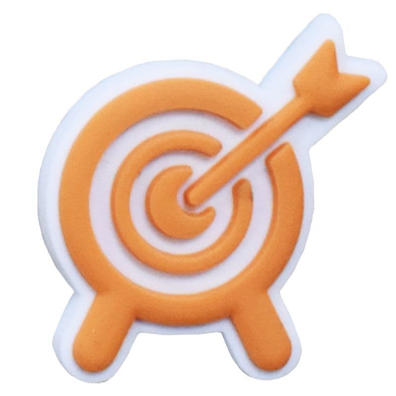 Archery Target Shoe Charm