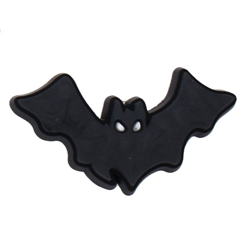 Black Bat Shoe Charm