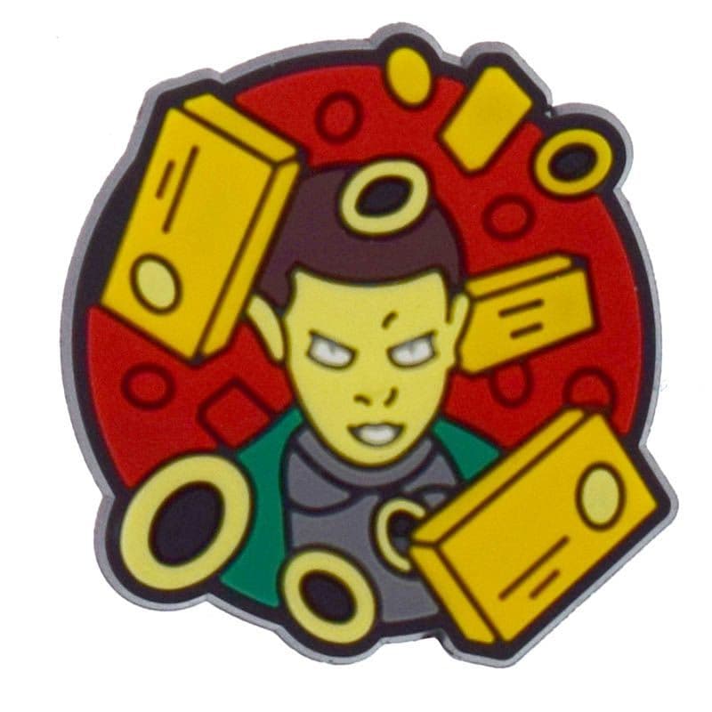 Eleven The Girl Badge Logo Stranger Things Shoe Charm