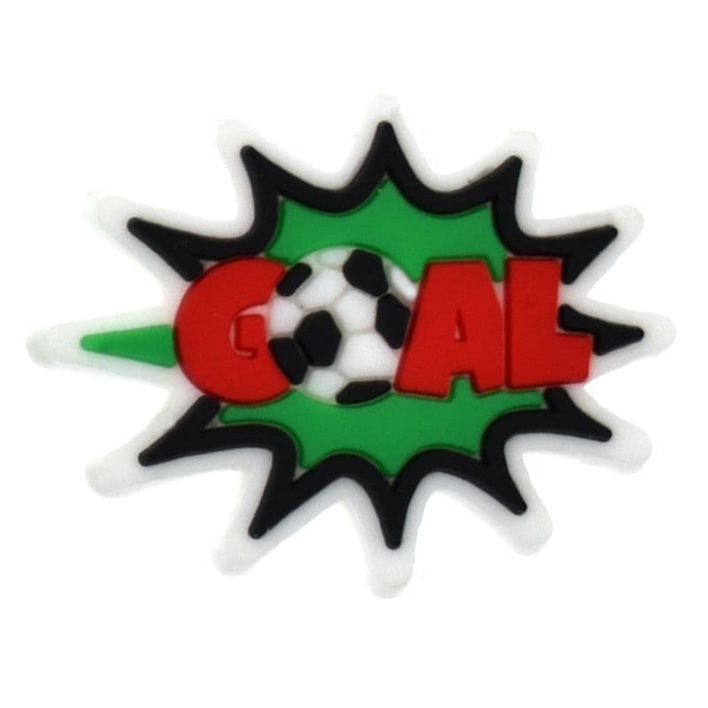 Goal Sign Badge Logo Football Shoe Charm
