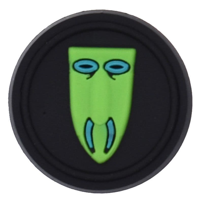 Green Spook Emoji Shoe Charm