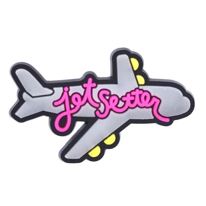 Jet Setter Aircraft Barbie Shoe Charm