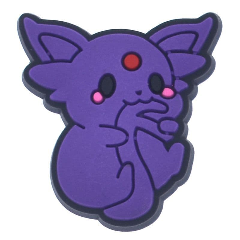 Purple Pokemon Shoe Charm