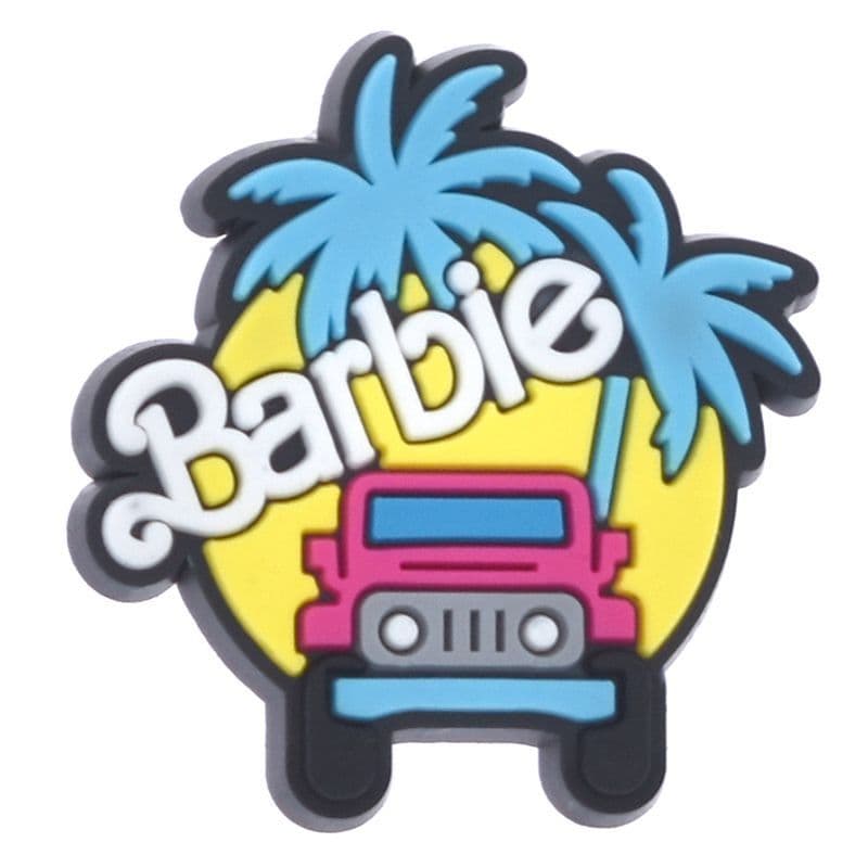 Sunshine Barbie Sign Logo Shoe Charm