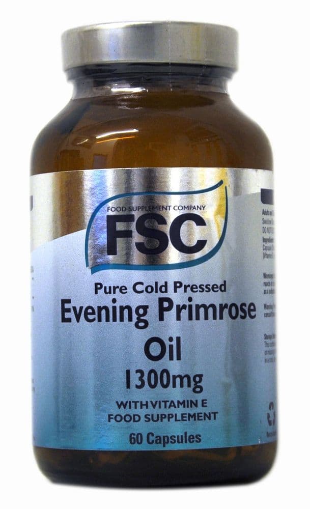 FSC Pure Cold Pressed Evening Primrose Oil 1300mg 60 Capsules