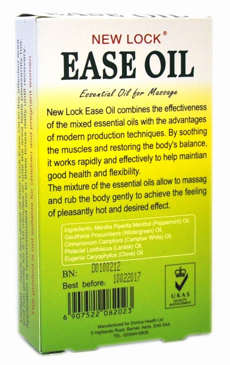 Genuine New Lock Ease Oil Essential Oil for massage Woodlock Wood Lock