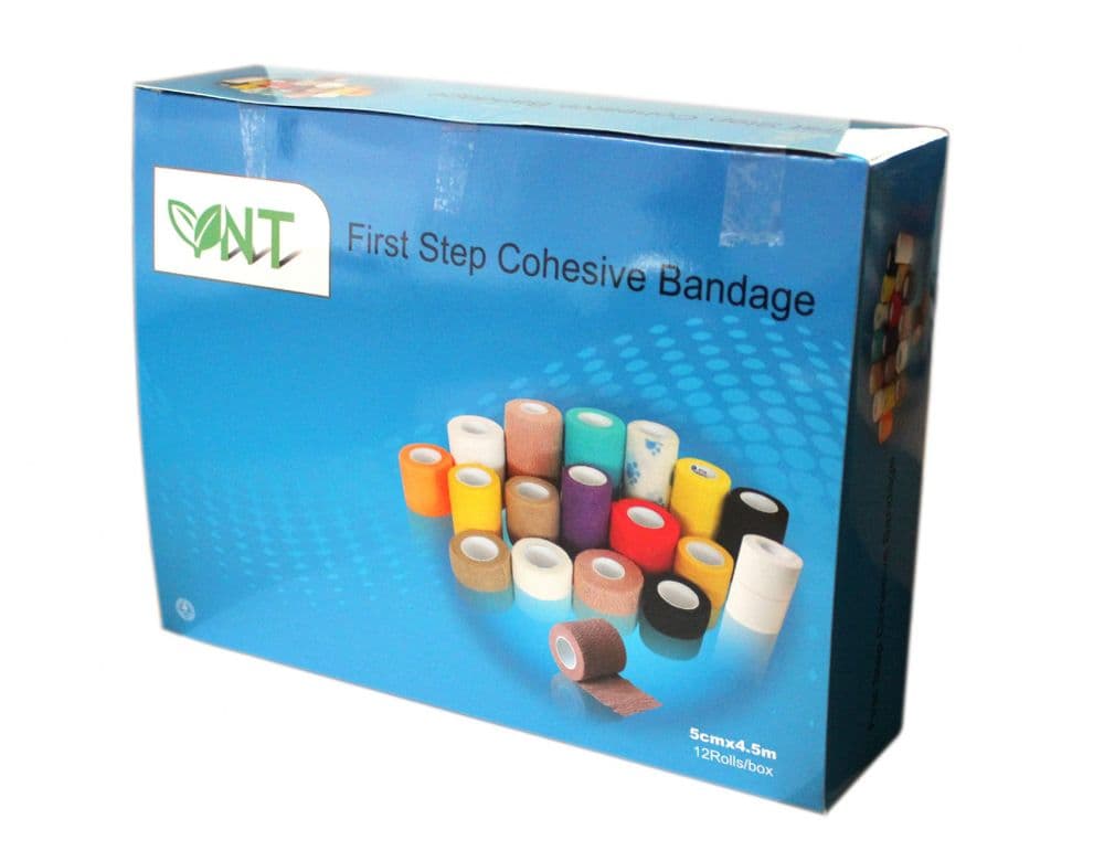 Nature Therapy NT First Step Cohesive Bandage 5cm x 4 5m Black Blue ...