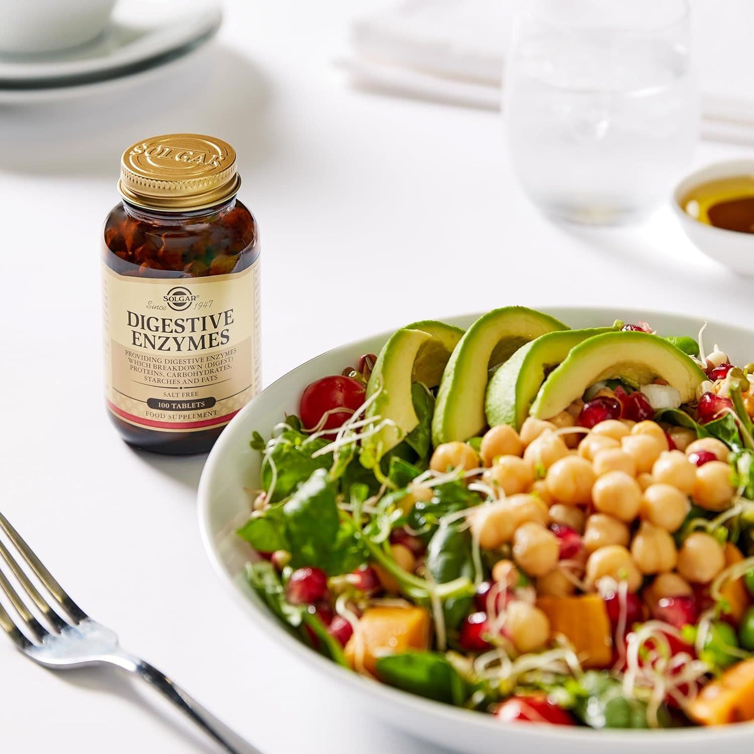 Solgar Digestive Enzymes Tablets - Increase Nutrient Absorption ...