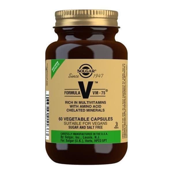 Solgar Formula VM-75 Vegetable Capsules - Pack of 60