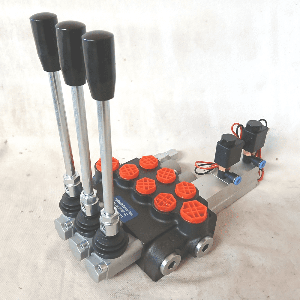 3 Lever Valve For Tilt Slide Recovery Truck On Lever 3 Pneumatic/24v PT