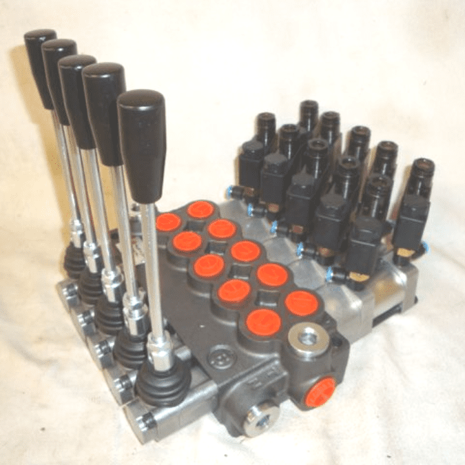 5 Lever Valve For Tilt Slide Recovery Truck All Levers Fitted With ...