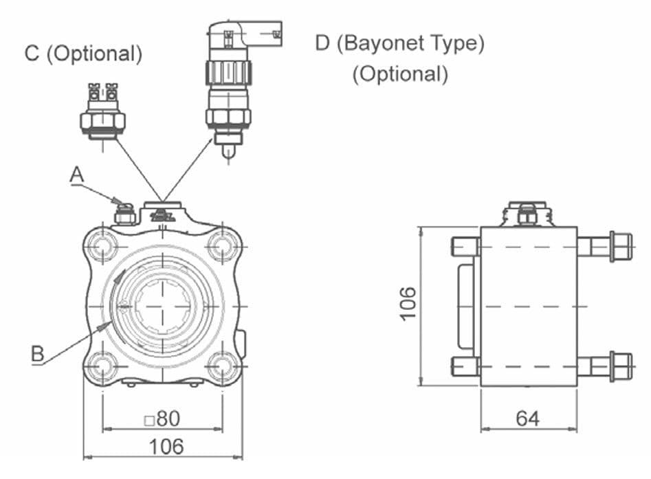 ZF Power Take Off Unit - BEZARES 1015K03